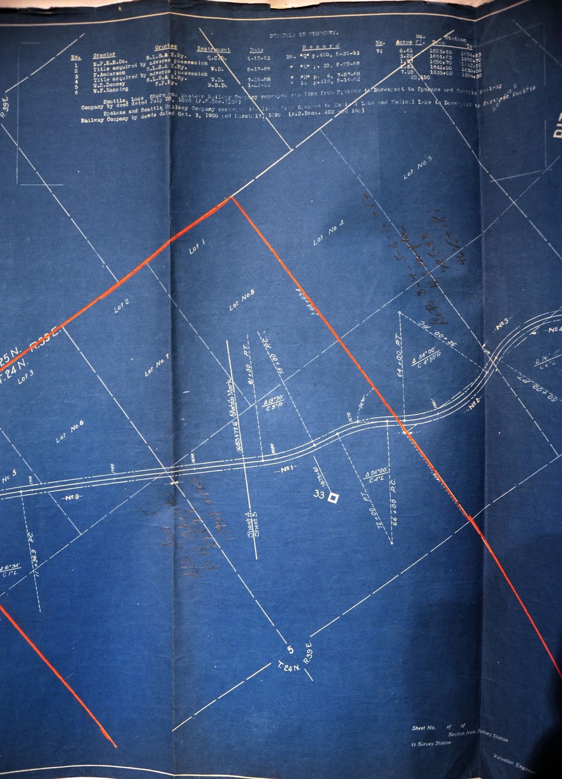 Big Bend Railroad History: Right Of Way And Track Map--Davenport To ...