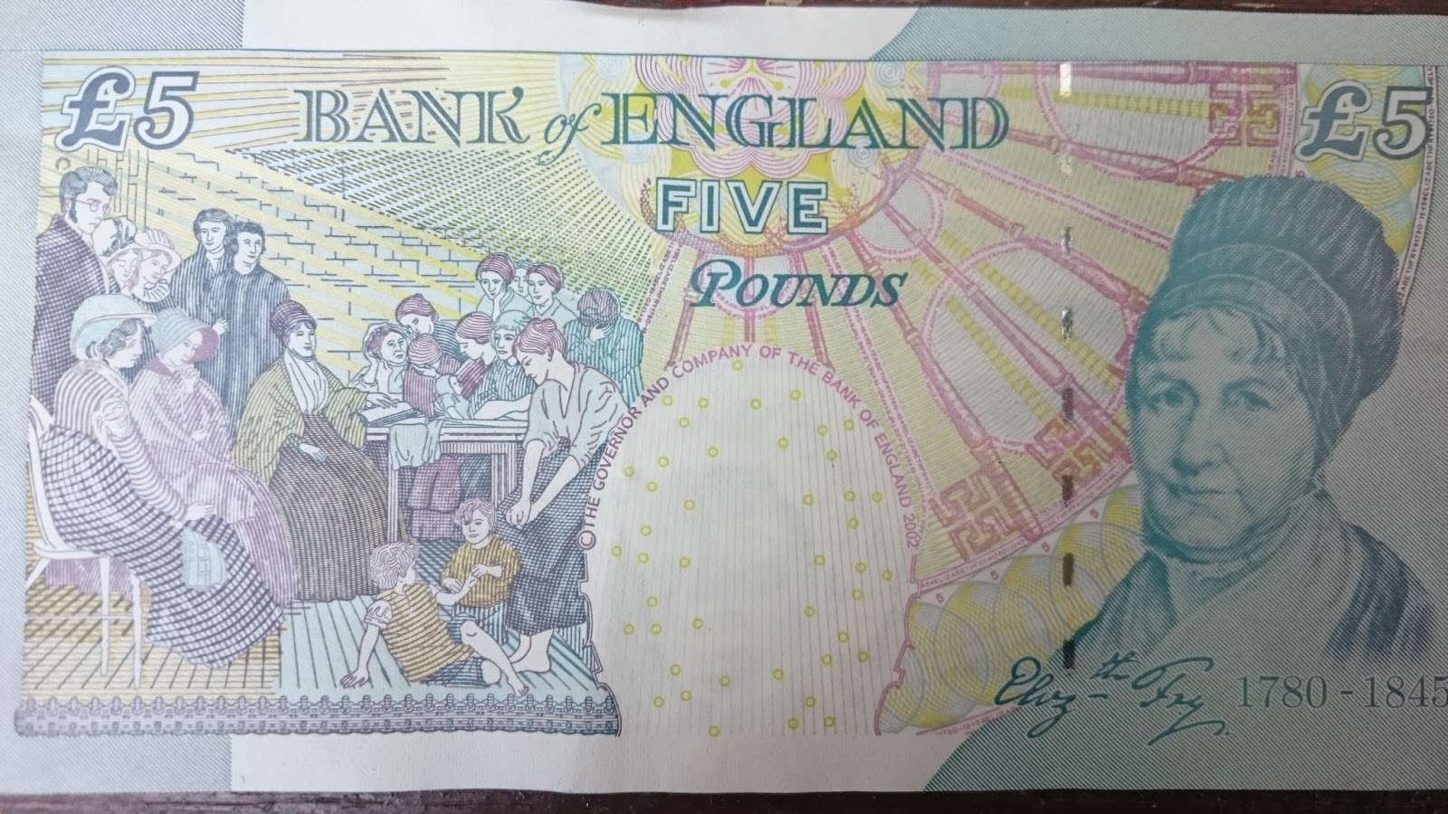 The History Girls: Your Last Paper Five Pound Note by Janie Hampton