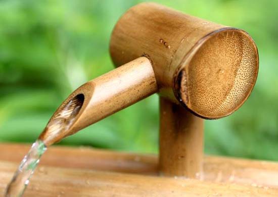 Home And Garden Design: Bamboo Water, Japanese Style For Garden