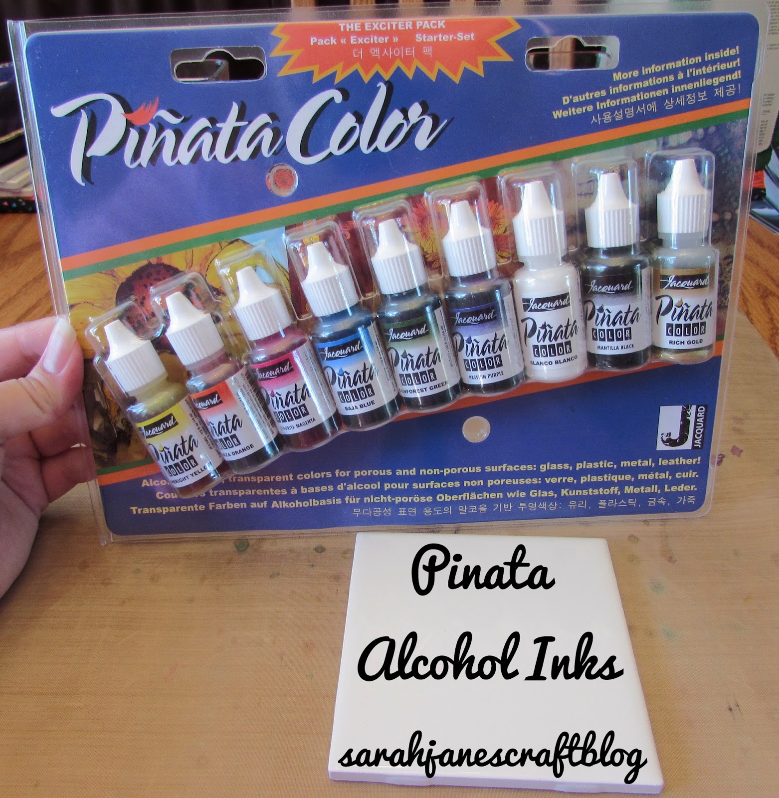 Trying Out Pinata Alcohol Inks