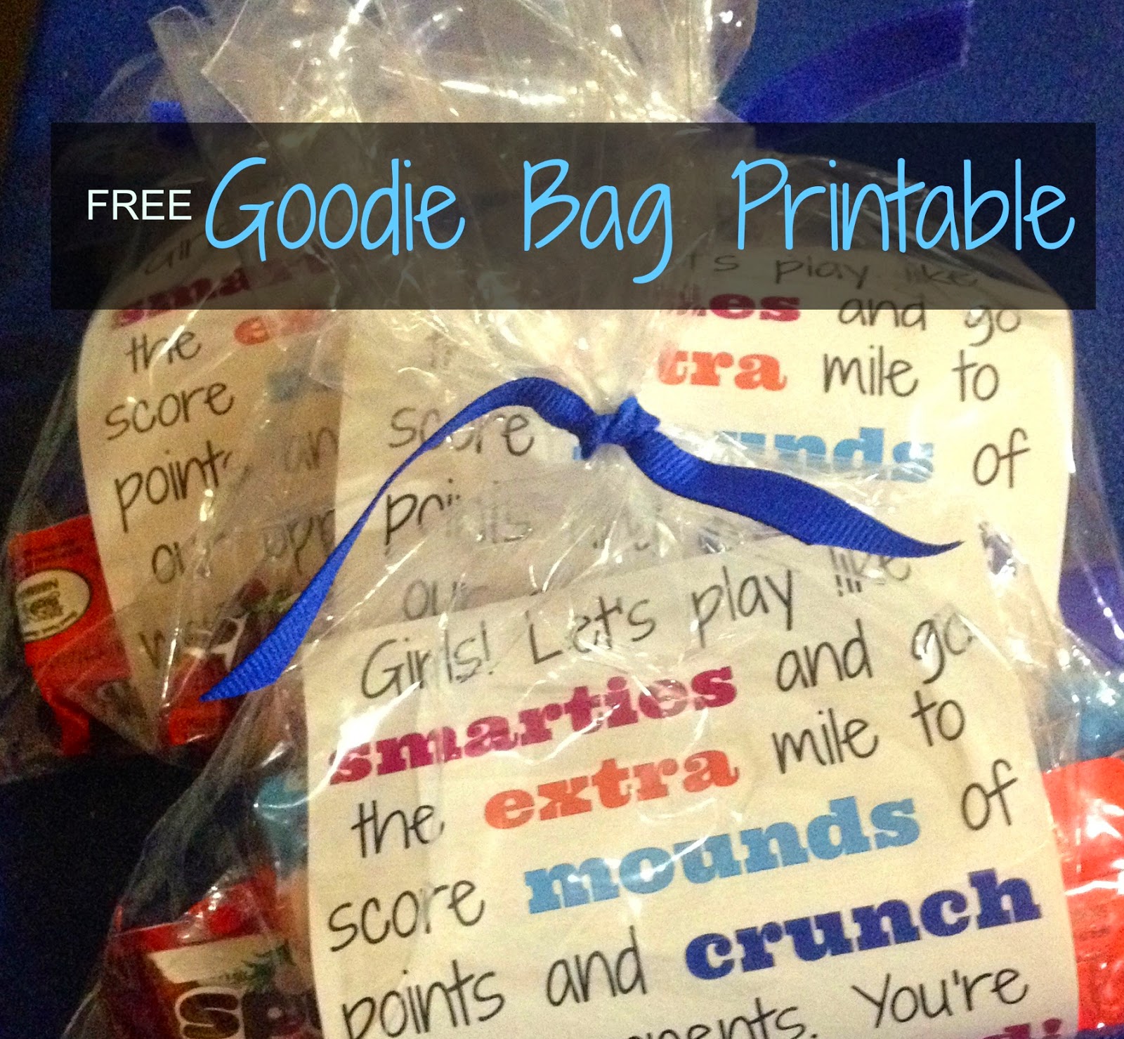 Maddie Butterfield: DIY Goodie Bag & Printable