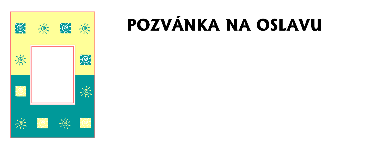 Pozvánky na oslavu narozenin - vzory, ke stažení a vytisknutí: Pozvánka ...