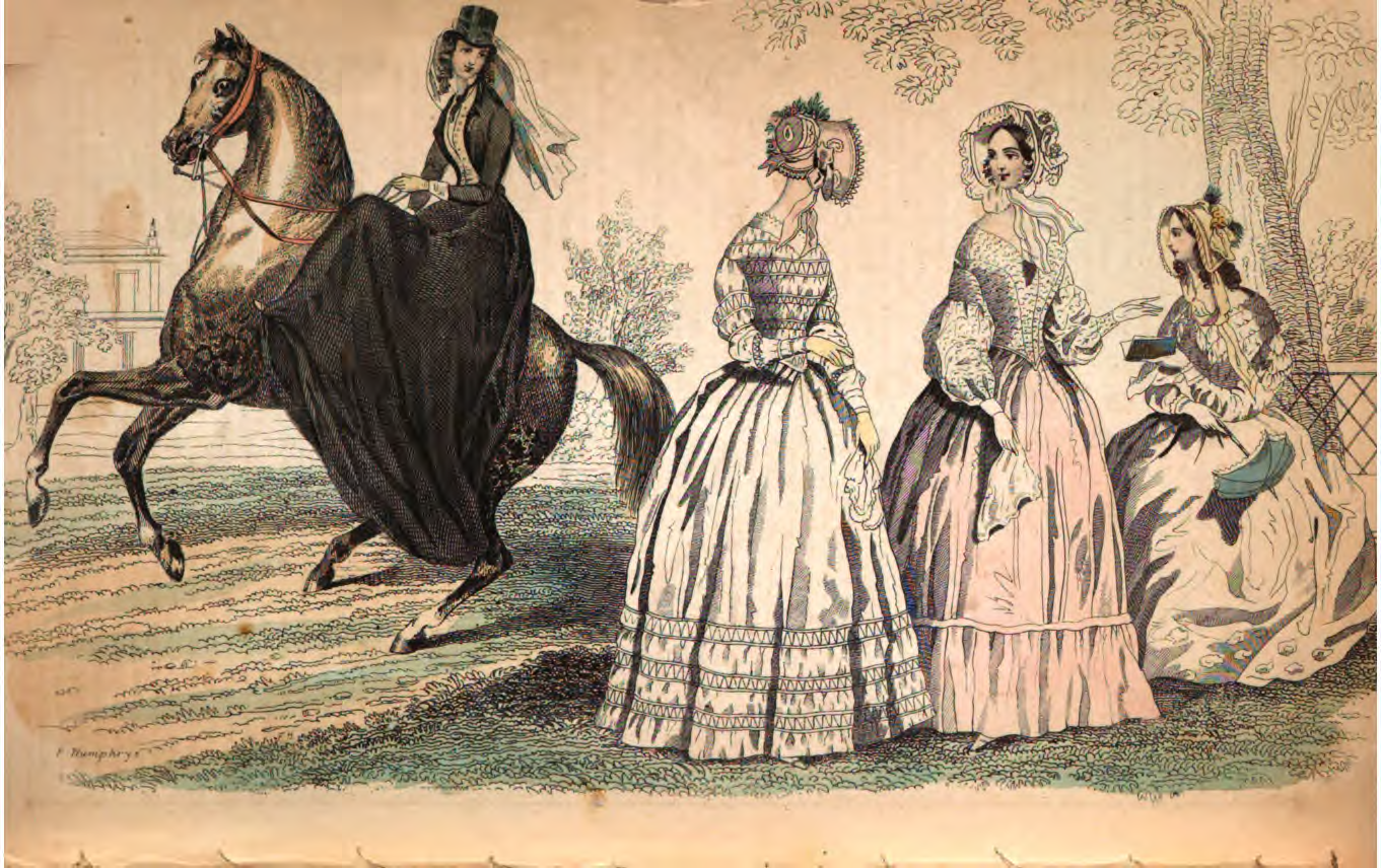 19th Century Historical Tidbits: 1843 Fashions