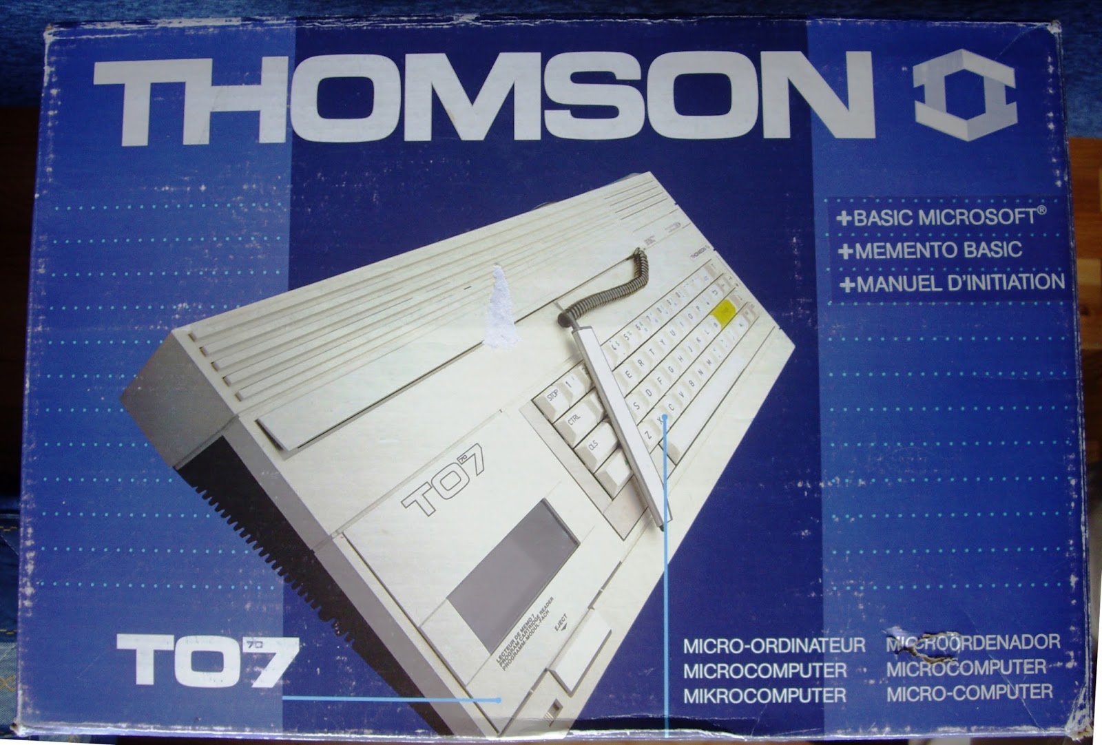 Retro Ordenadores Orty: Ordenador Thomson TO7/70 (1984) (teclado mejorado)