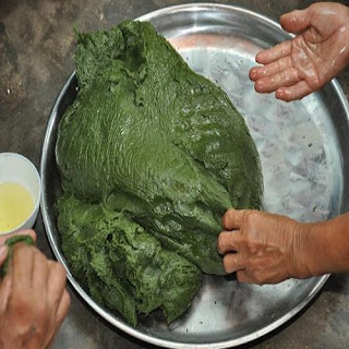 Củ gai tươi an thai, chữa động thai: Bột lá gai làm bánh gai - Công ...