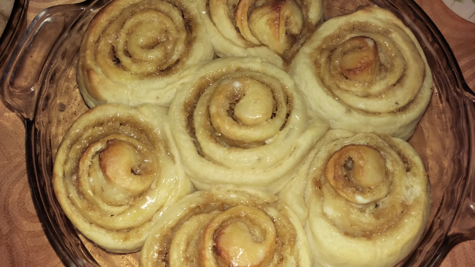 Passion Kneaded: Ginger Sweet Rolls - #BreadBakers
