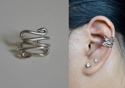 More How to Make Wire Ear Cuff Tutorials / The Beading Gem