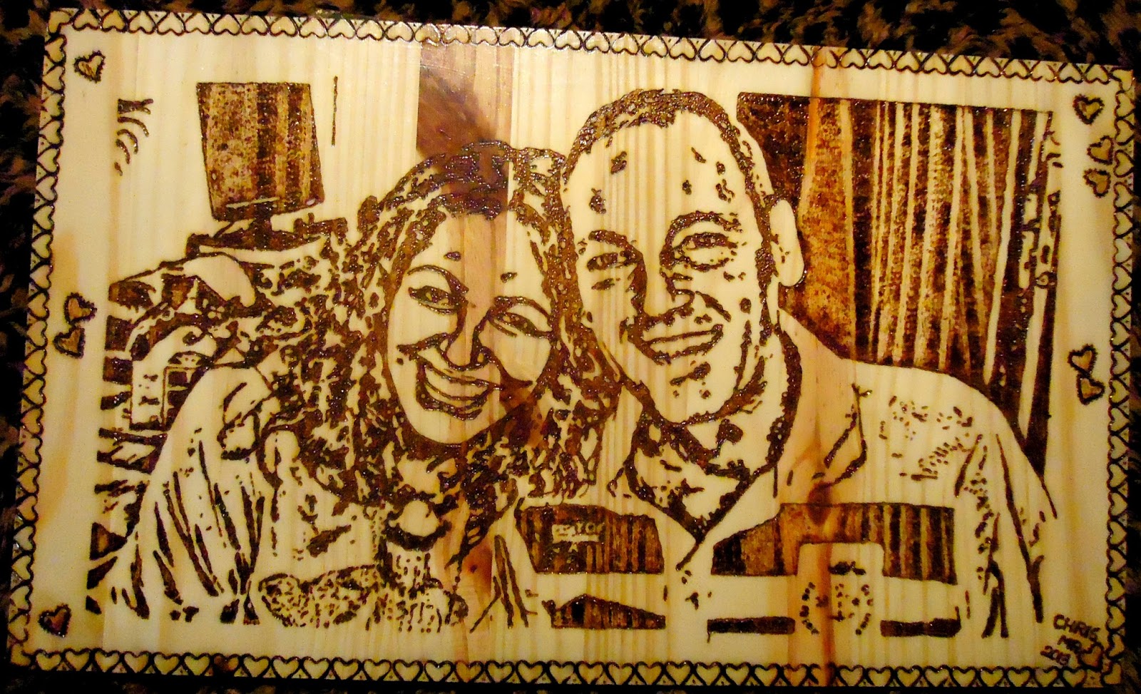 Pirografia em Madeira: Imagens - Pirografia