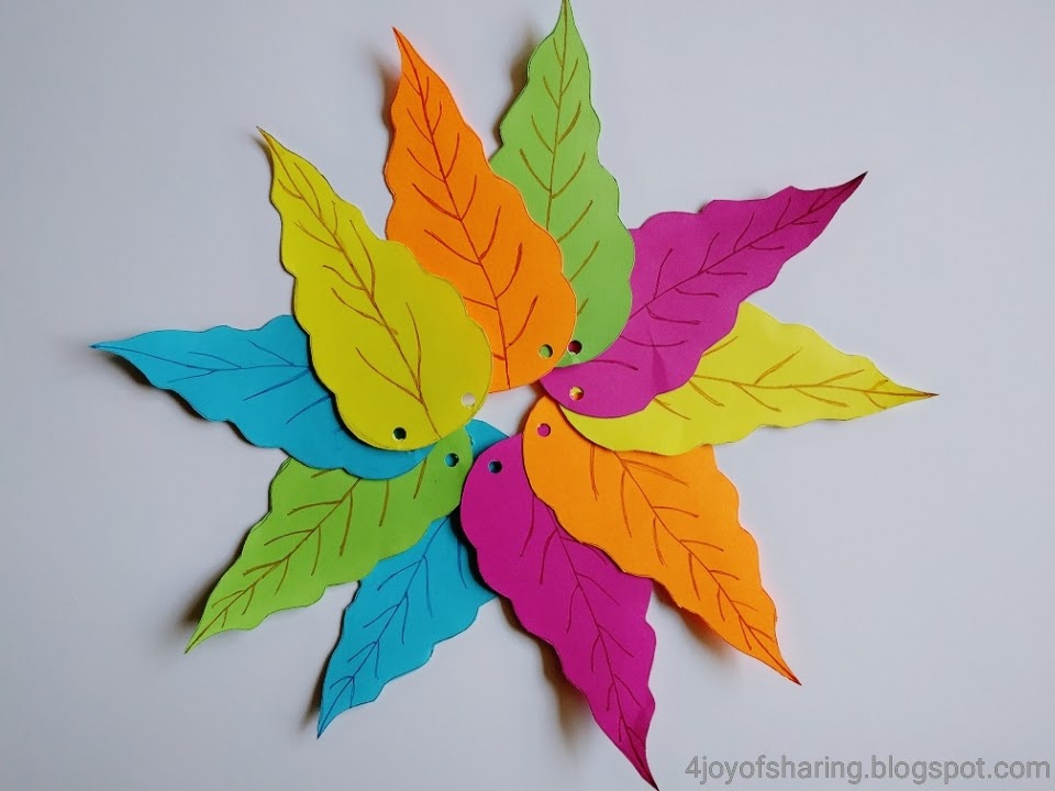 Paper Leaf Garland - The Joy of Sharing
