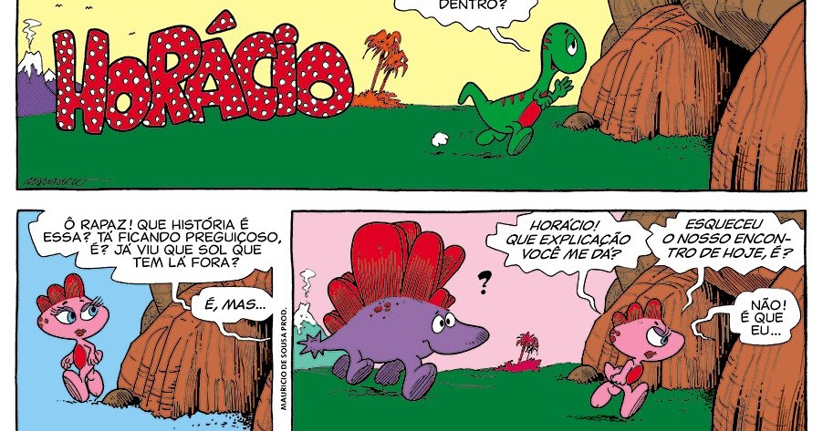 Blog do XANDRO: Tiras N°8481 : HORÁCIO - Mauricio de Sousa!