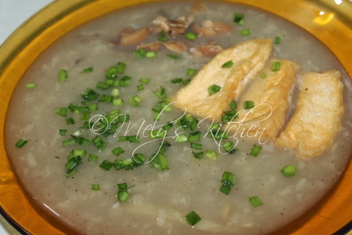 Mely's kitchen: Lugaw, Tokwa't Baboy