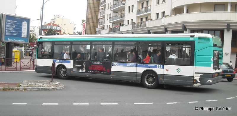 Les Tramways,Métro,RER,Bus de la RATP: Bus 595