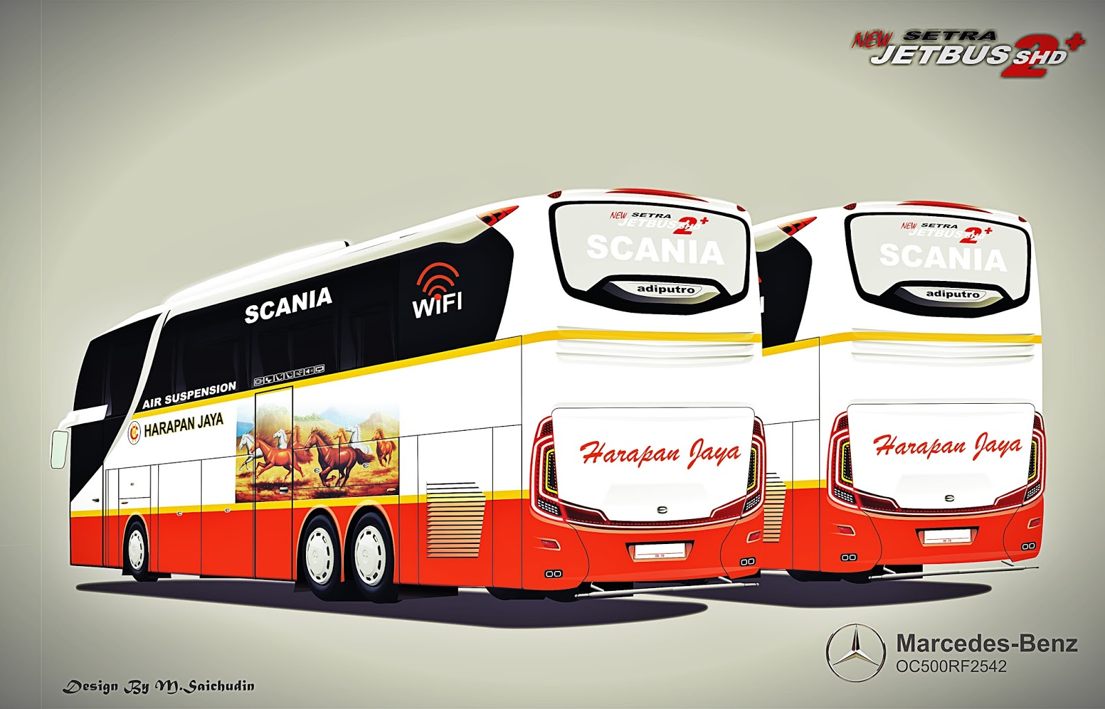 Po. Harapan Jaya Jetbus 2 SHD with Scania K410 - Rumahbis