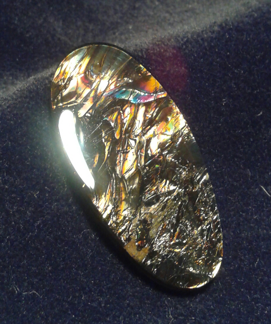 Bling And Gems: New Fire Obsidian cabochons & ring