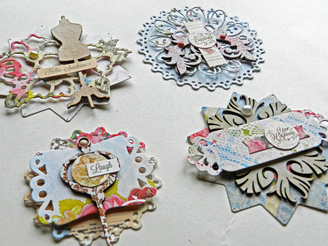 Blue Fern Studios: A Layout, Handmade Embellishments, & Mini Album Covers!