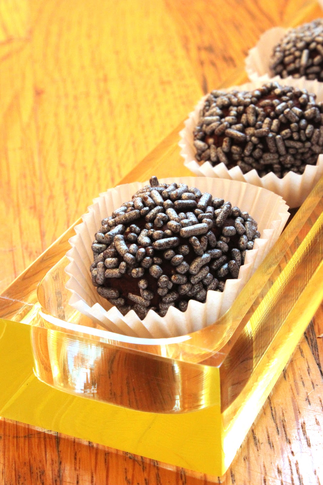 Smoky Scotch whiskey chocolate truffles