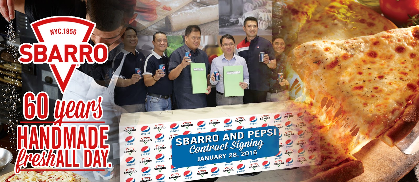 Sbarro: 60 years of serving the world the freshest handmade pizzas and ...