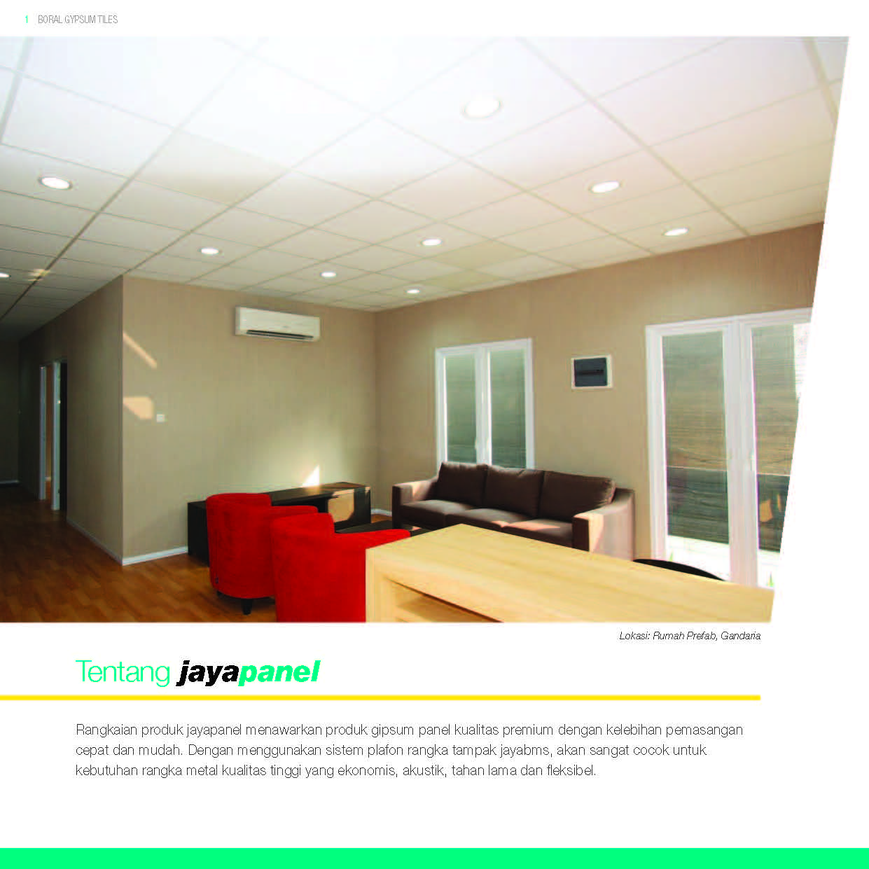 JAYA PANEL - KOMBINASI ESTETIKA & AKUSTIK TERBAIK JAYABOARD - Plafon ...