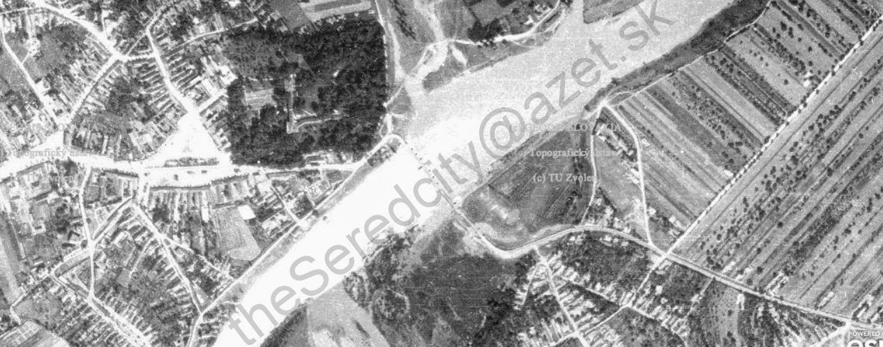 Szered - Sered nad Váhom - Sered - Sereď: Historická ortofotomapa ...