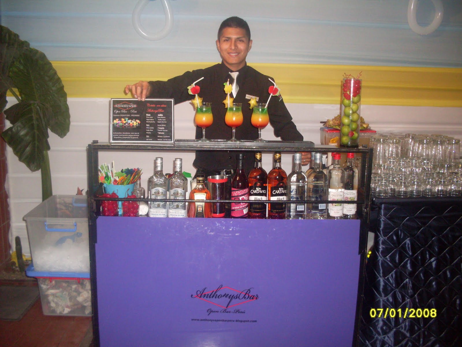 Anthonysbar-peru: barras movil lima anthonysbar mozos barman open bar peru