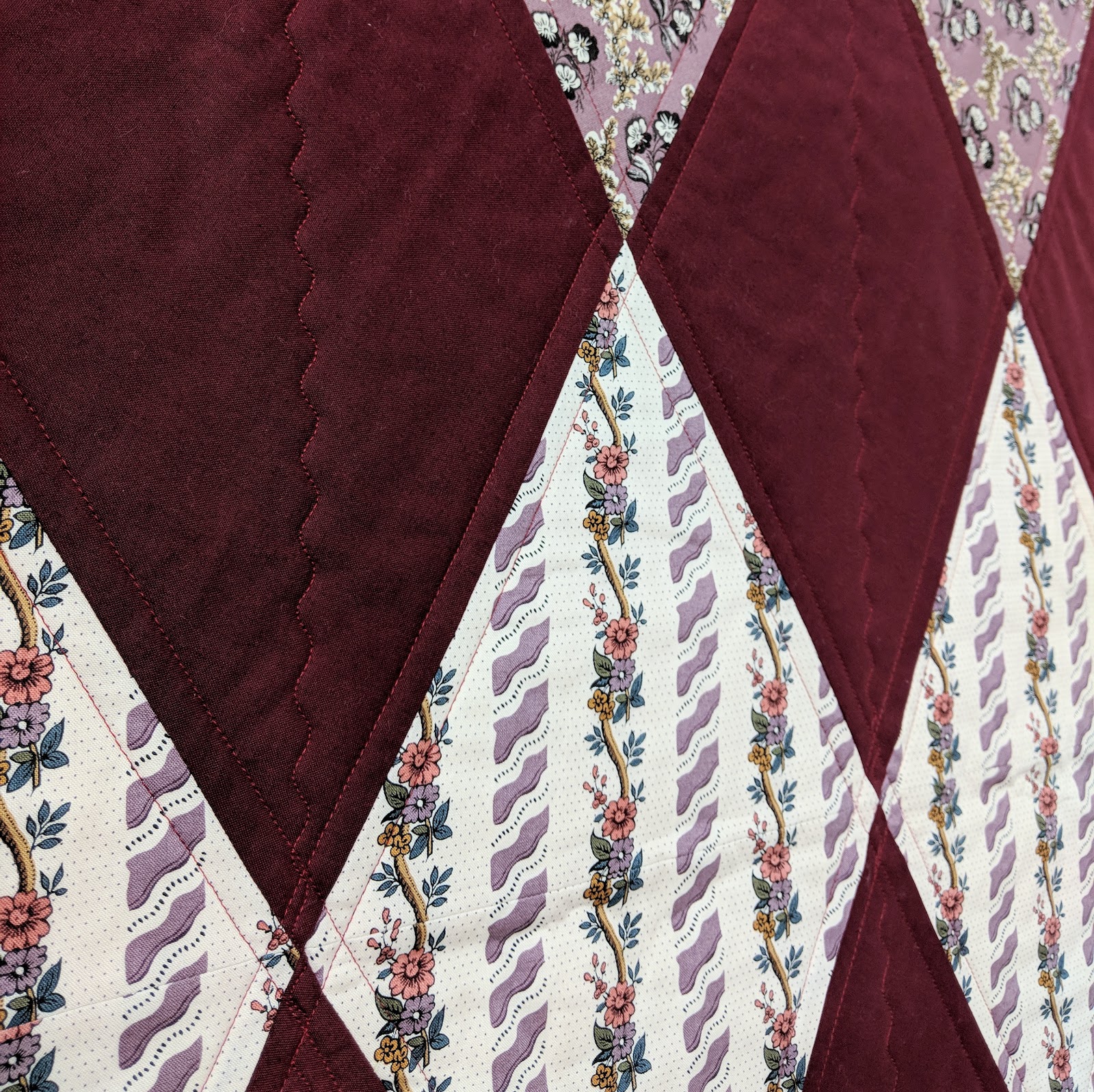 Modern Scot Patchwork and diamond quilts / CHARM ABOUT YOU