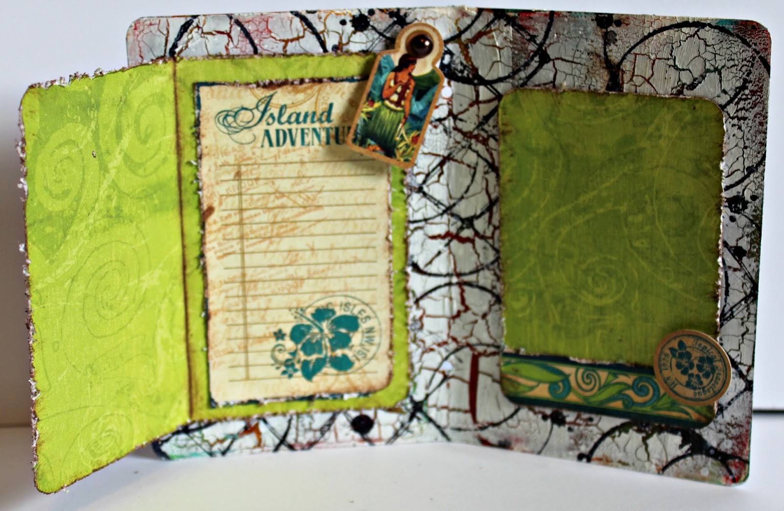 Pam Bray Designs: A Girl with Flair: Mixed Media Passport Mini Album ...