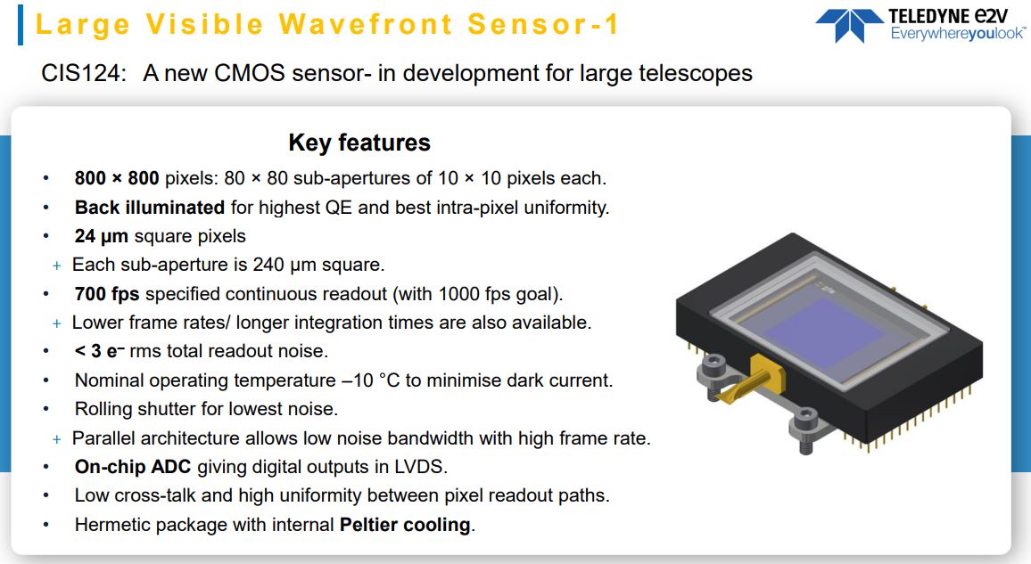 Image Sensors World: e2v Sensors for Astronomy