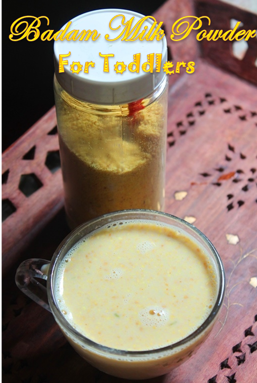 Badam Milk Powder (Almond Milk Powder Recipe)