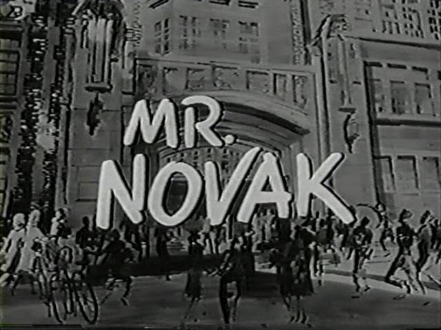 Cultureshark: Brooks on Books: "Mr. Novak: An Acclaimed Television ...