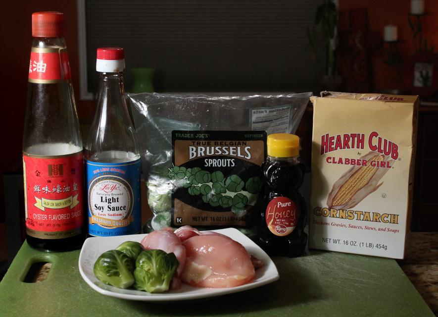 The 99 Cent Chef: Brussels Sprouts & Chicken Stir Fry