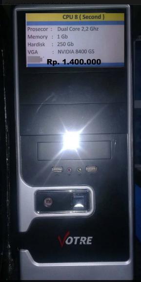 Aneka Harga CPU Second