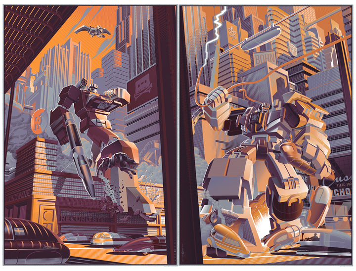 INSIDE THE ROCK POSTER FRAME BLOG: Devastator Transformers Poster by ...