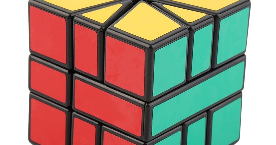 Rubik Cube Petak Rekaan Unik Aneh - kedai online