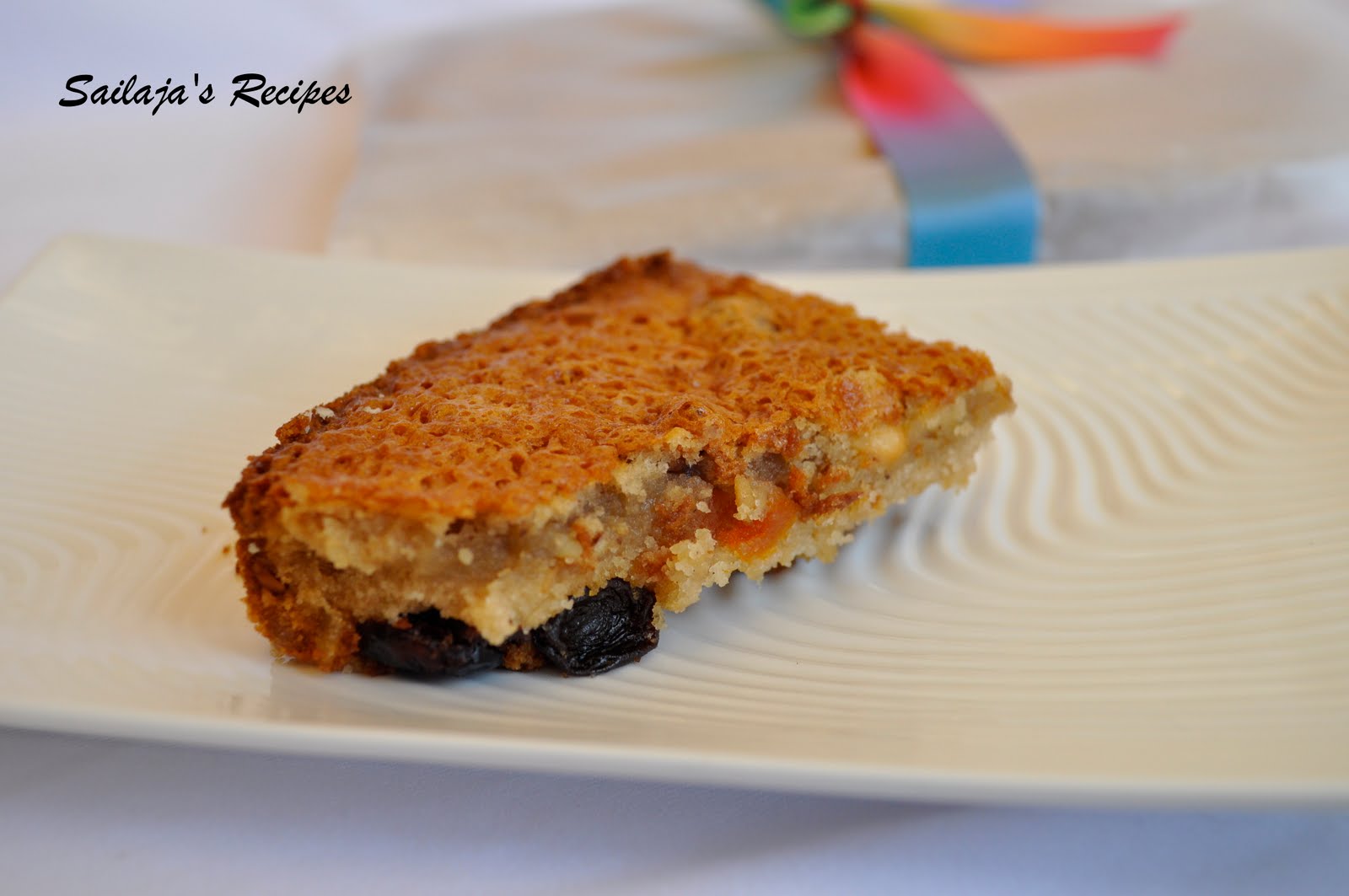 Sailaja's Recipes: Fruit Cake with Semolina( Known as Love Cake in Sri ...