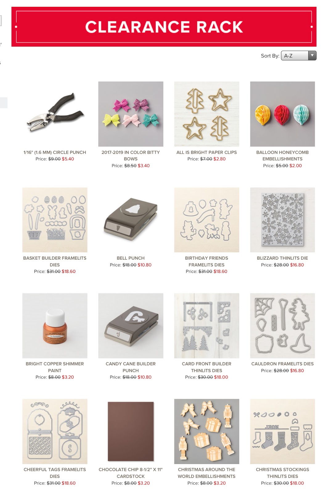 Inspired Stamping by Janey Backer: Clearance Rack Refresh April 2019