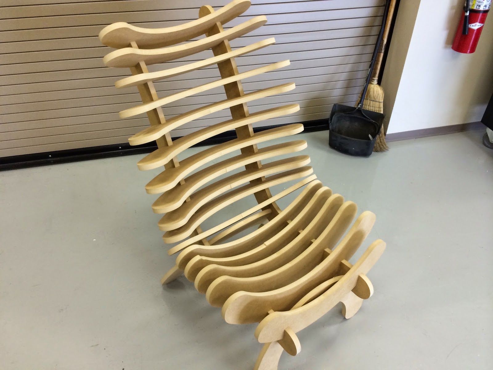 MultiCam CNC Cutting Solutions: Monday's Make: Fishbone Chair out of 3/ ...