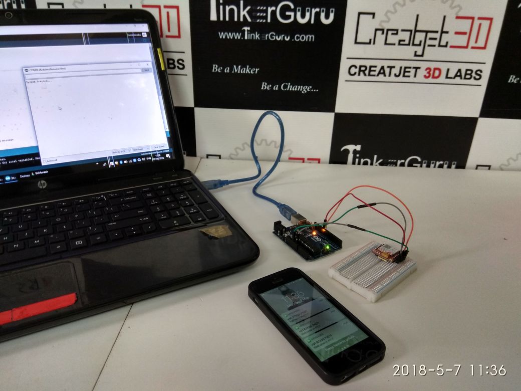 GSM based SMS System using Arduino and GSM800 module by Creatjet3D.