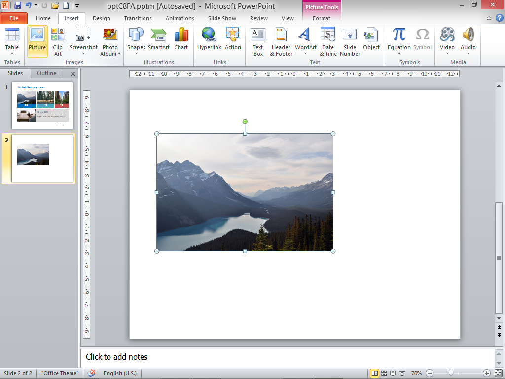 Cara membuat Galeri foto yang menarik di Powerpoint ~ SiPowerpoint