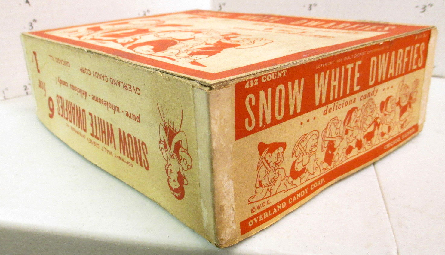 Filmic Light - Snow White Archive: 1938 "Snow White Dwarfies" Candy Box