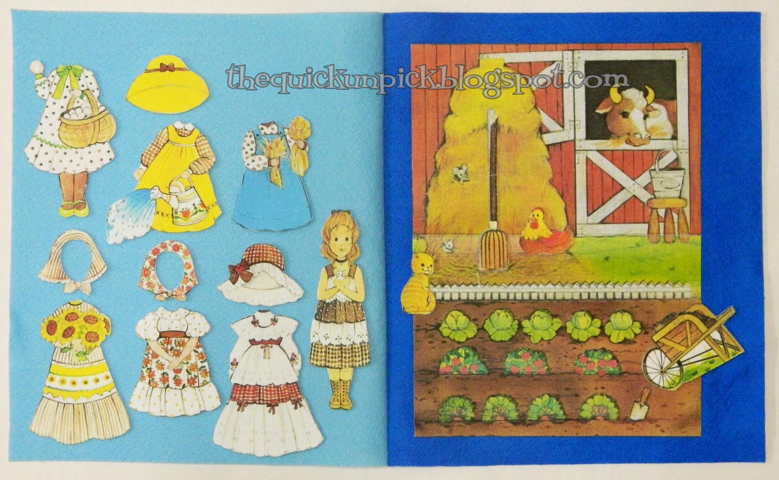 The Quick Unpick: Tutorial: Turn your vintage paper dolls into durable ...