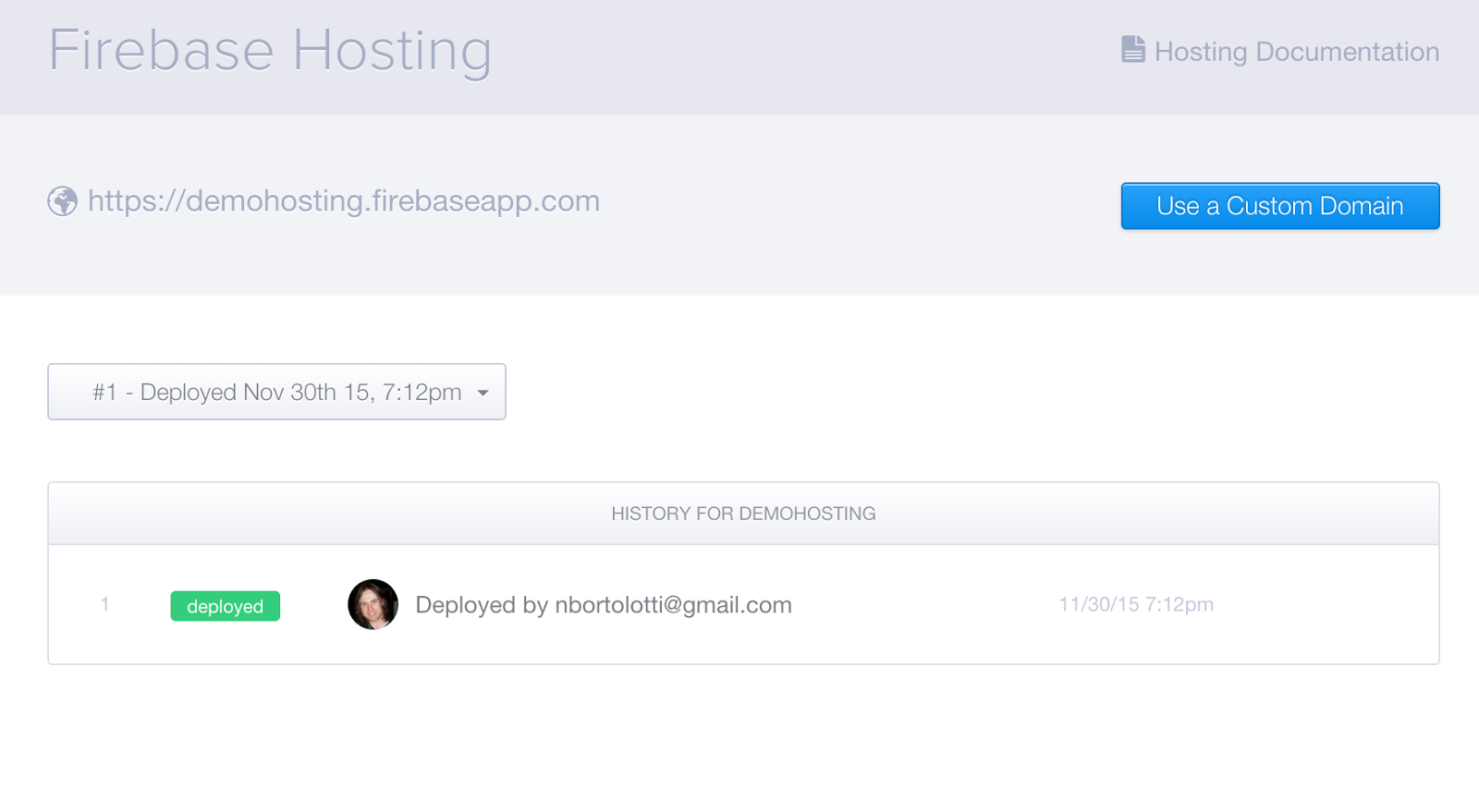 Hosting estático con #Firebase desde #7arquetipos15