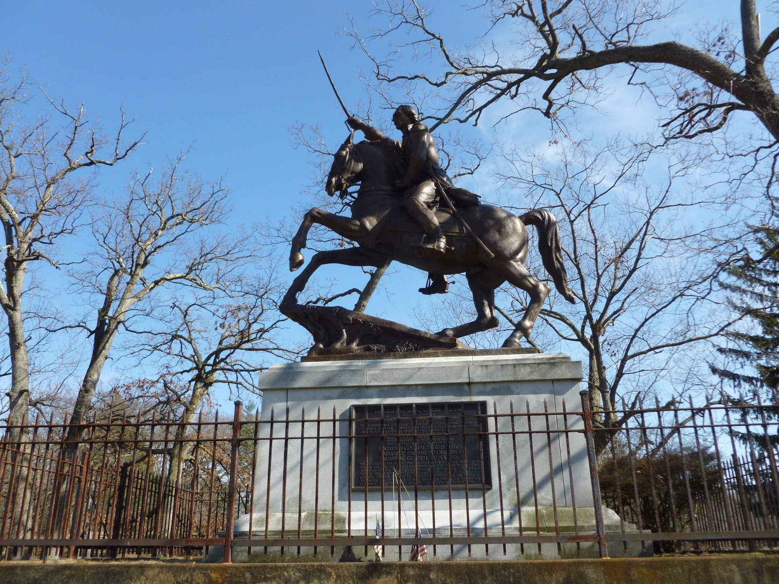 Photo-ops: Statue of Historic Figure: Brigadier General Casimir Pulaski ...