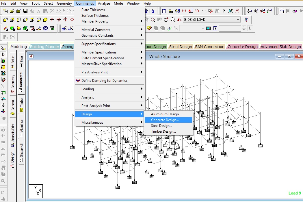 Civil Engineering: How do I change the sizes of reinforcement bars for ...