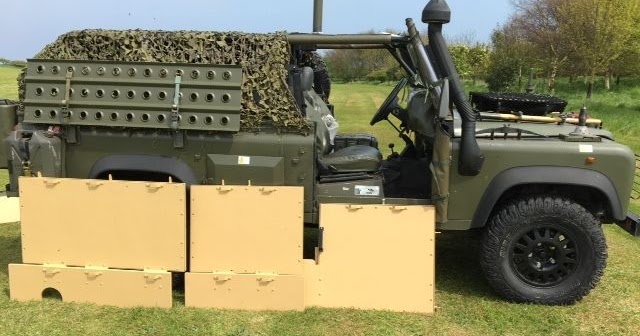 Landrover Defender: Land Rover Defender Wolf WMIK Ex Military Armoured Body