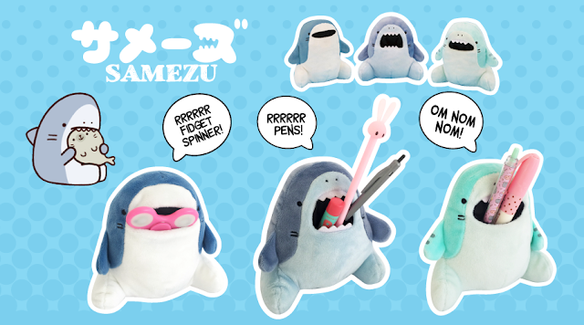 Claw Grabby: New! Samezu Plush Shark plushies, and Gudetama Tamago ...