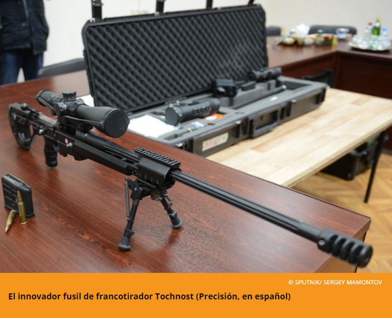 desarrollo defensa y tecnologia belica: 'Precisión', el novedoso fusil ...