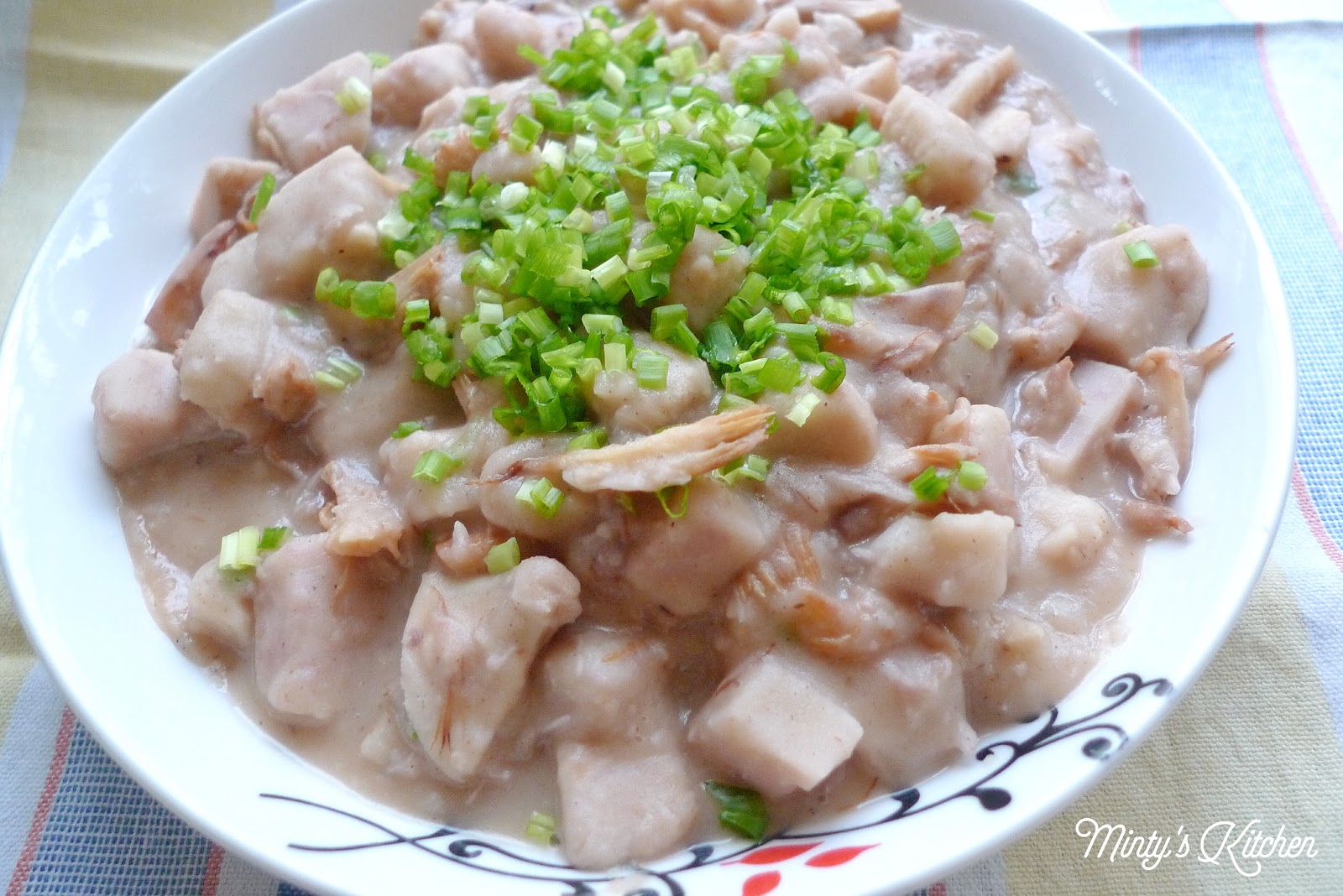 Minty's Kitchen: Braised Yam With Mushroom