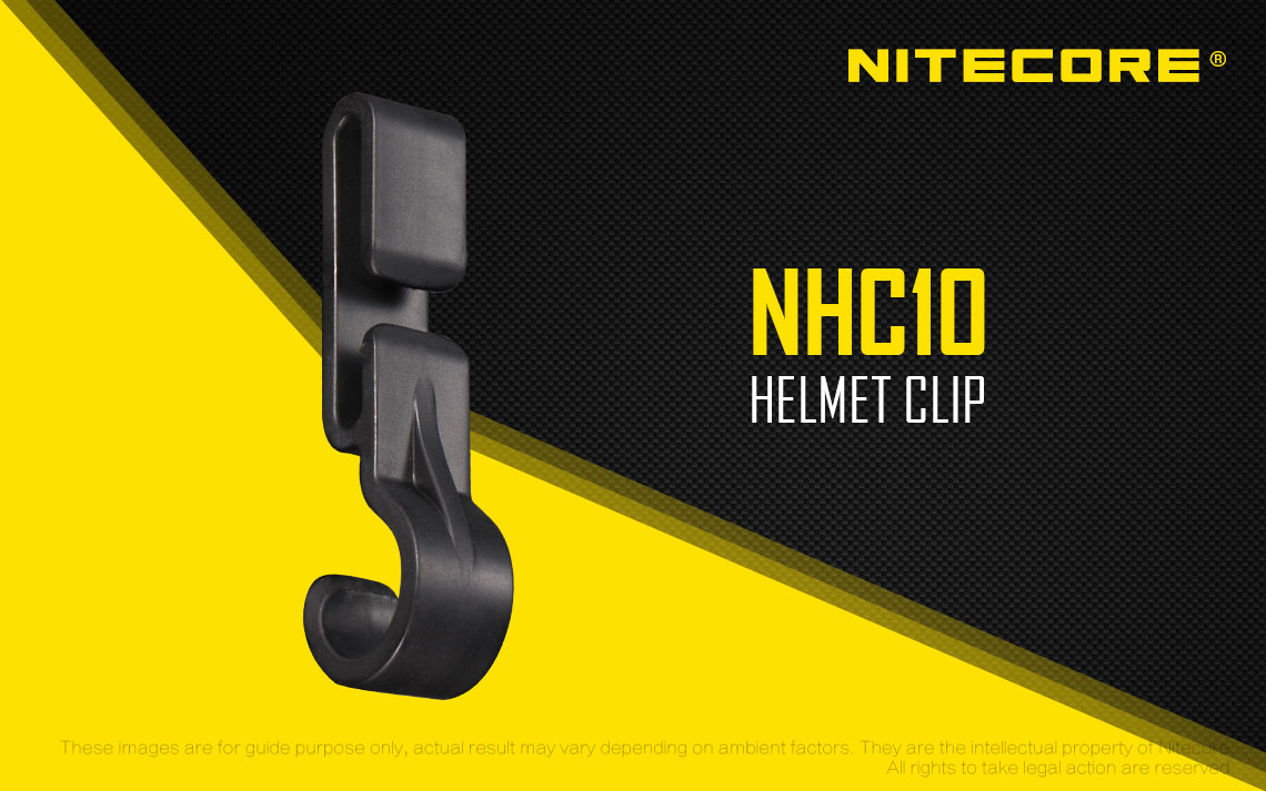 Sun Flashlight จำหน่าย ไฟฉายประสิทธิภาพสูง: NITECORE NHC10 HELMET CLIP