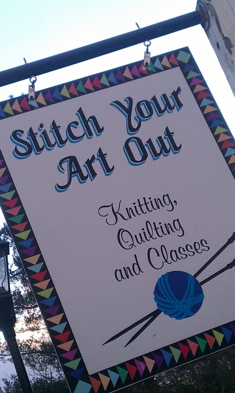 Enjoying the Happy: My first trip to a real yarn shop!