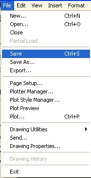 Learn Basic Auto CAD: Auto CAD - Save a Drawing